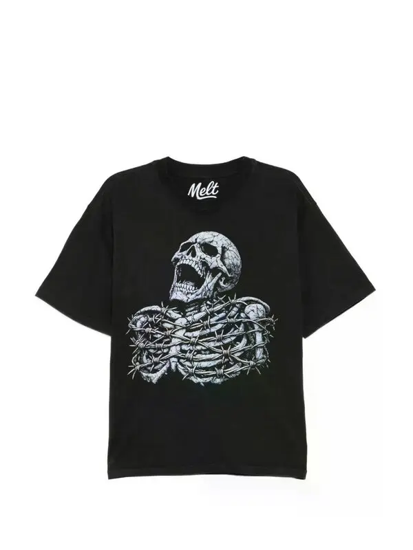 MELT Skull-print T-shirt