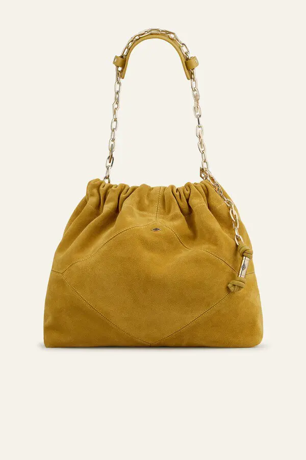 Ba&sh June Suede Tote Bag - Red