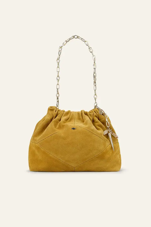 Ba&sh Mini Suede Tote Bag - Red