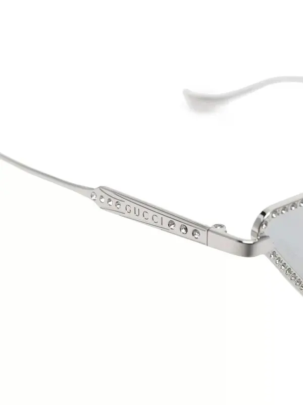 Gucci Embellished Geometric Sunglasses