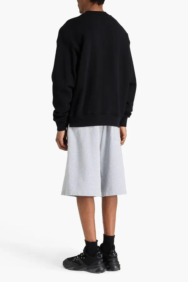 Off-White Logo-print Cotton-terry Sweatshirt