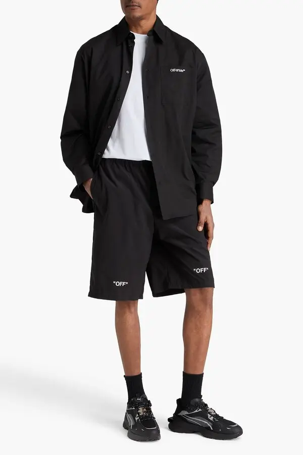 Off-White Printed Shell Shorts