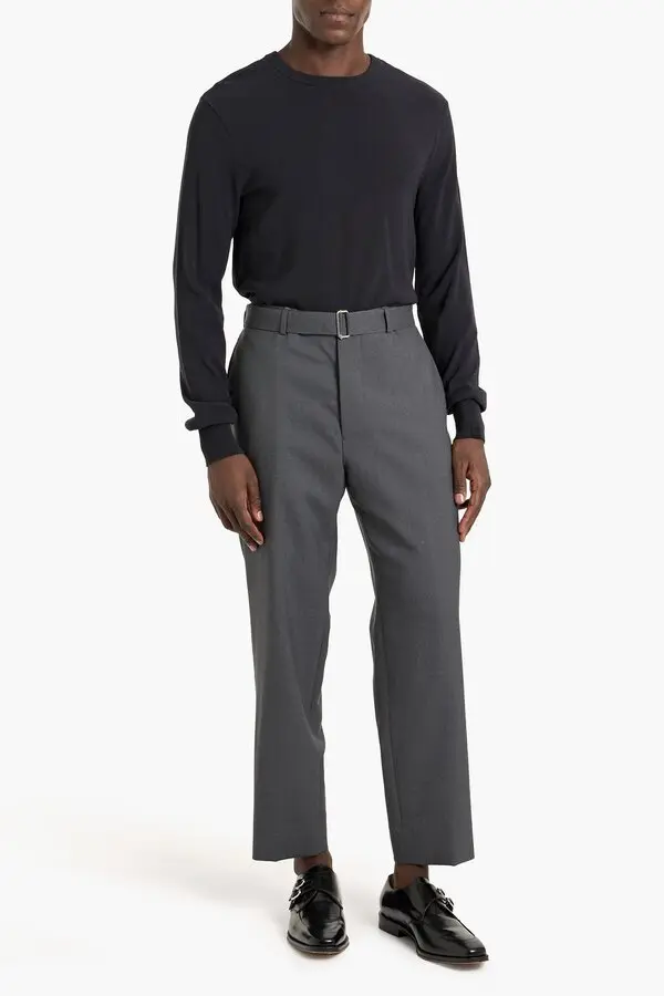 Officine Générale Belted Wool Pants