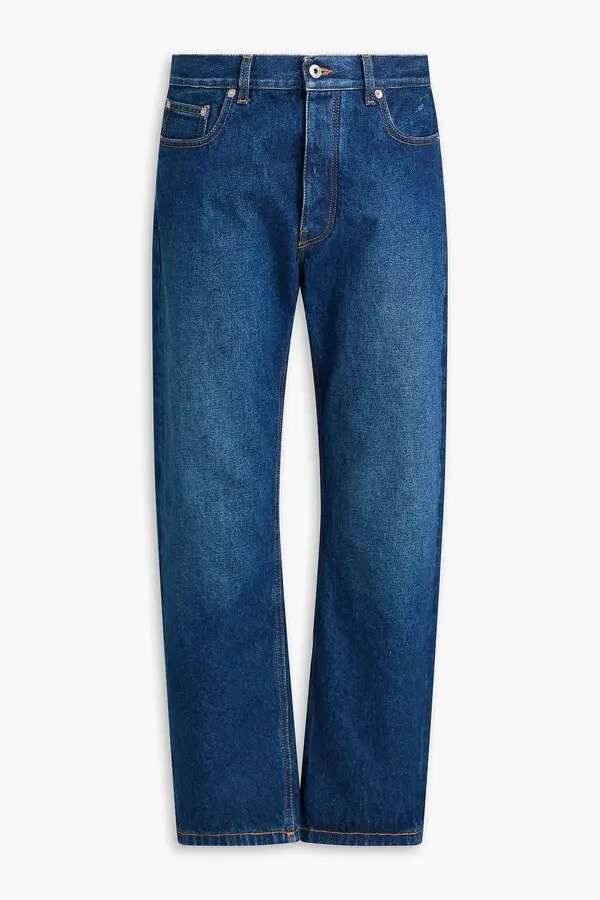 Off-White Faded Denim Jeans - Dark Denim