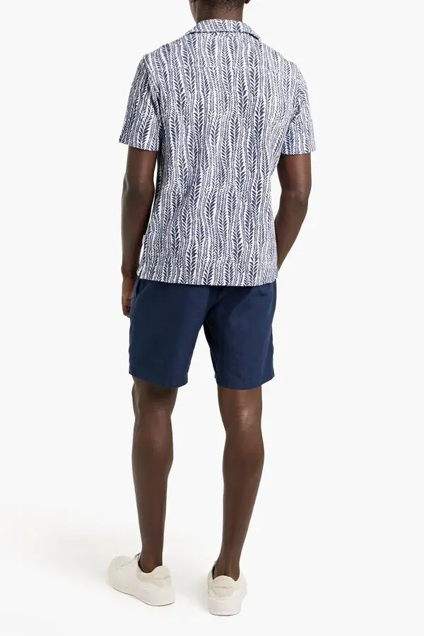 Orlebar Brown Printed Cottonterry Shirt