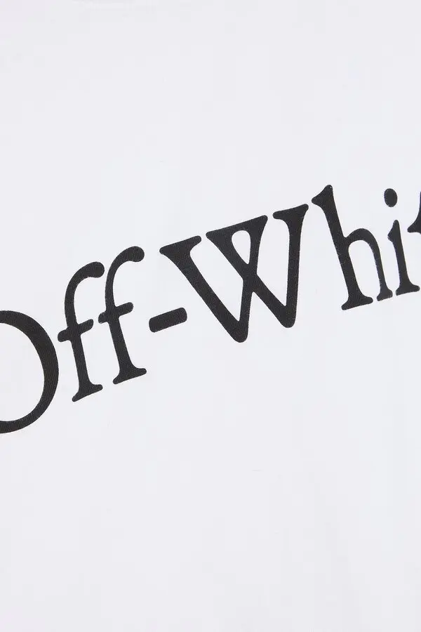 Off-White Printed Cottonjersey Tshirt - White