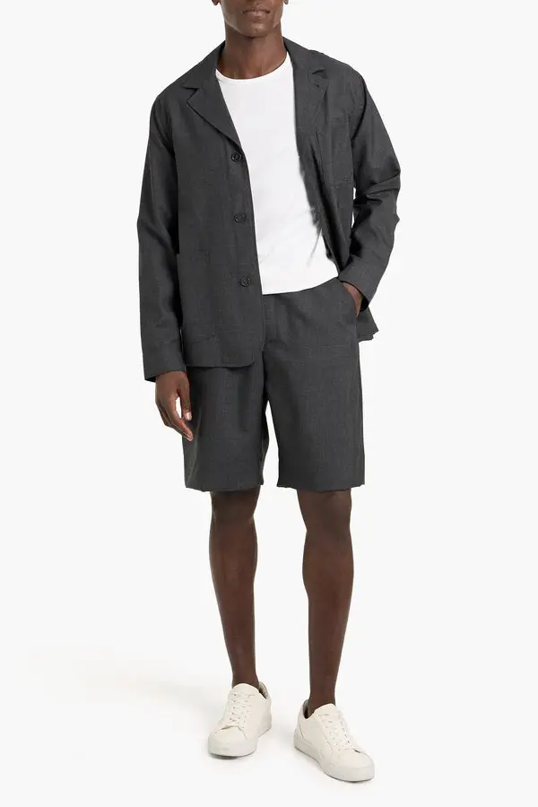 Officine Générale Simeon Wool Jacket - Anthracite
