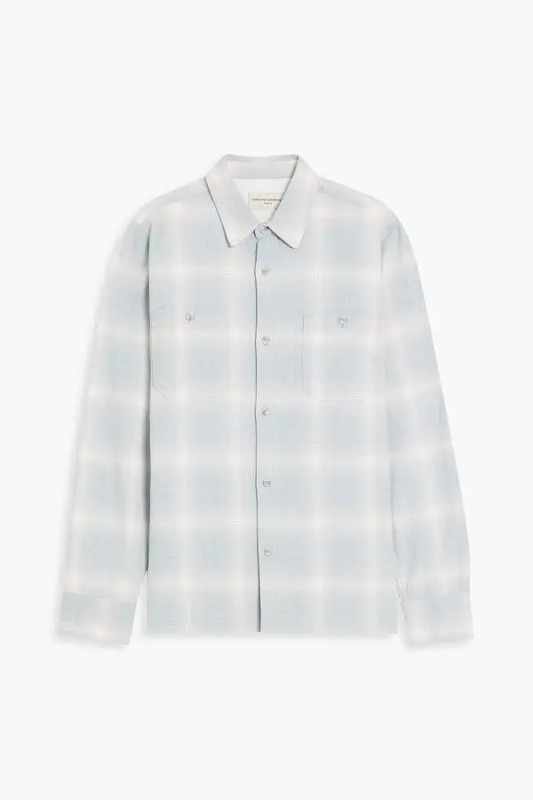 Officine Générale Checked Cottonflannel Overshirt