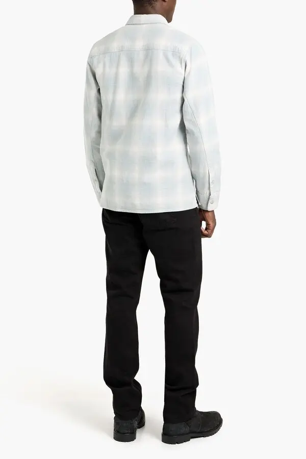 Officine Générale Checked Cottonflannel Overshirt