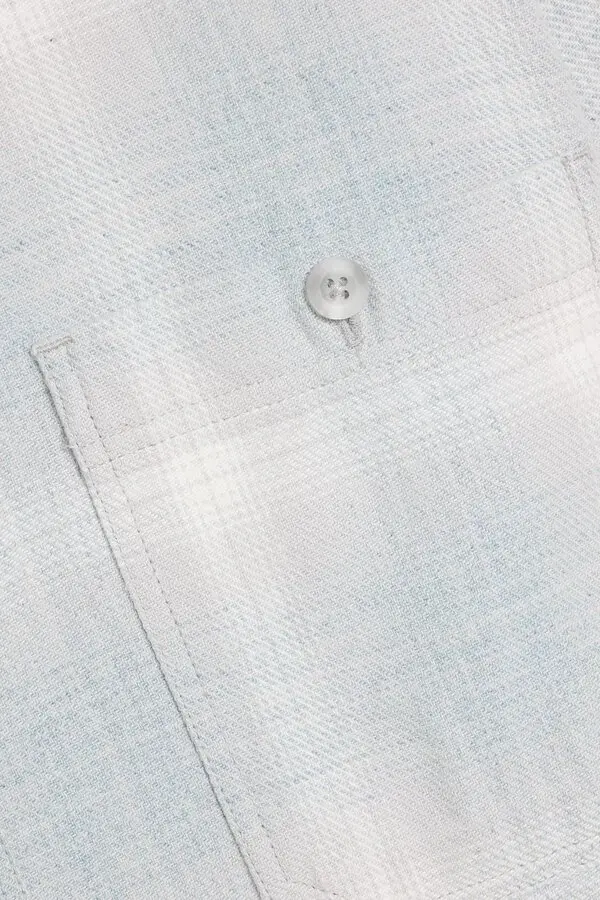 Officine Générale Checked Cottonflannel Overshirt