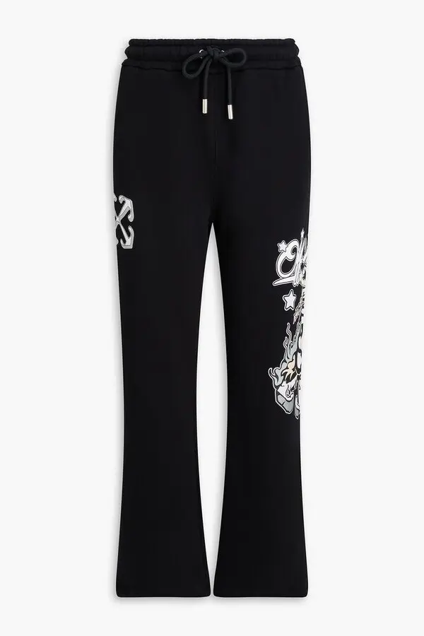 Off-White Printed French Cottonterry Sweatpants
