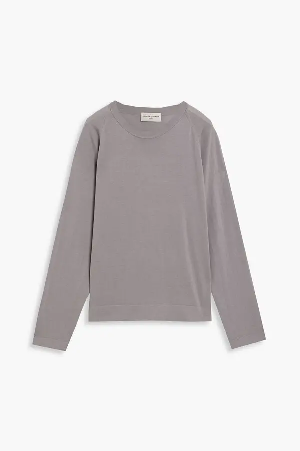 Officine Générale Nate Lyocell And Cotton-blend Sweater