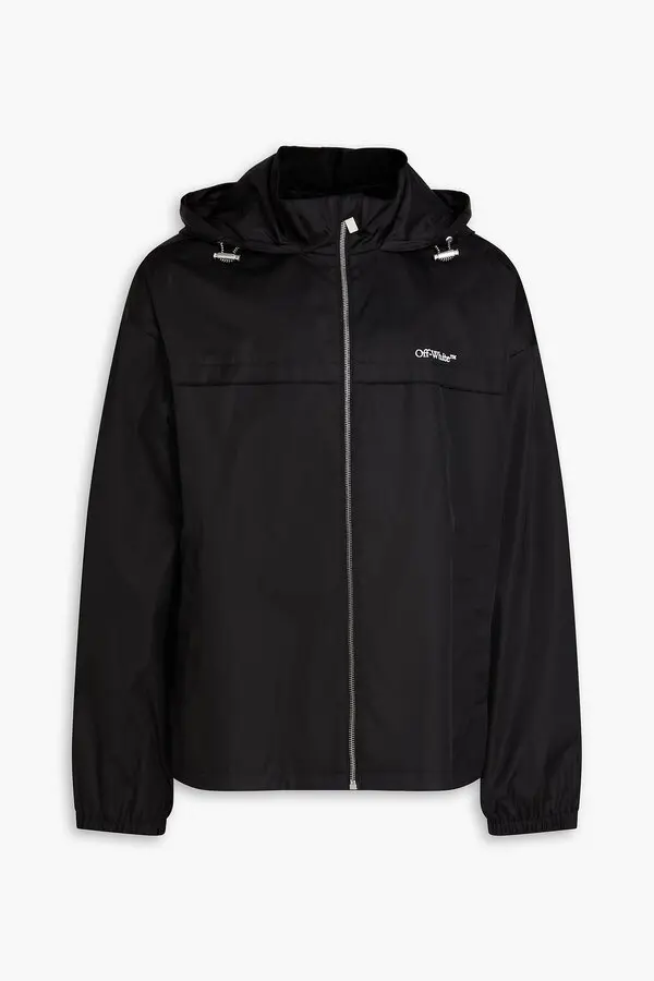 Off-White Shell Hooded Jacket