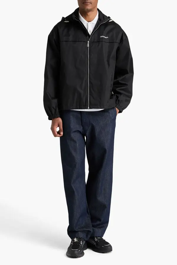 Off-White Shell Hooded Jacket