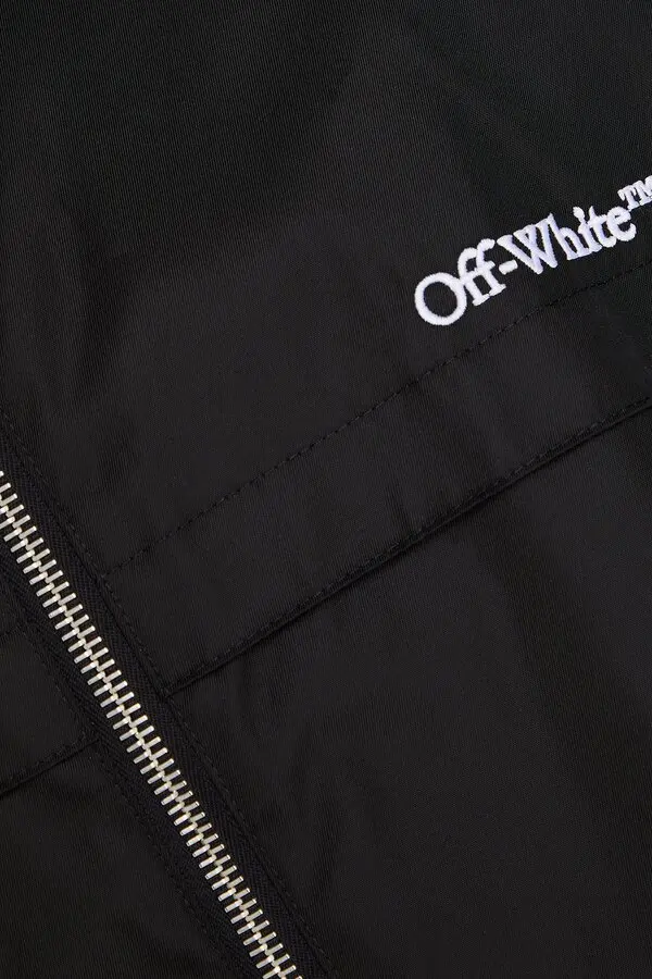 Off-White Shell Hooded Jacket