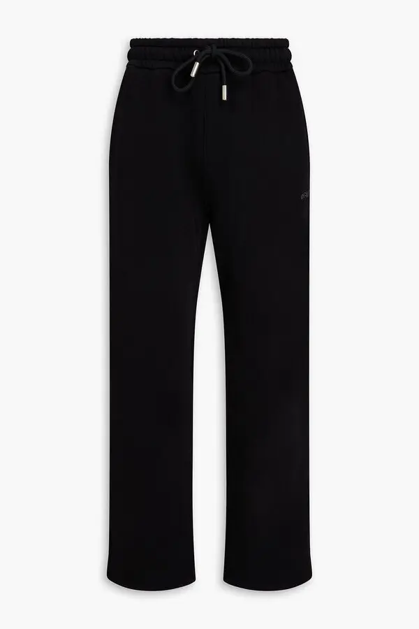 Off-White Embroidered French Cottonterry Sweatpants