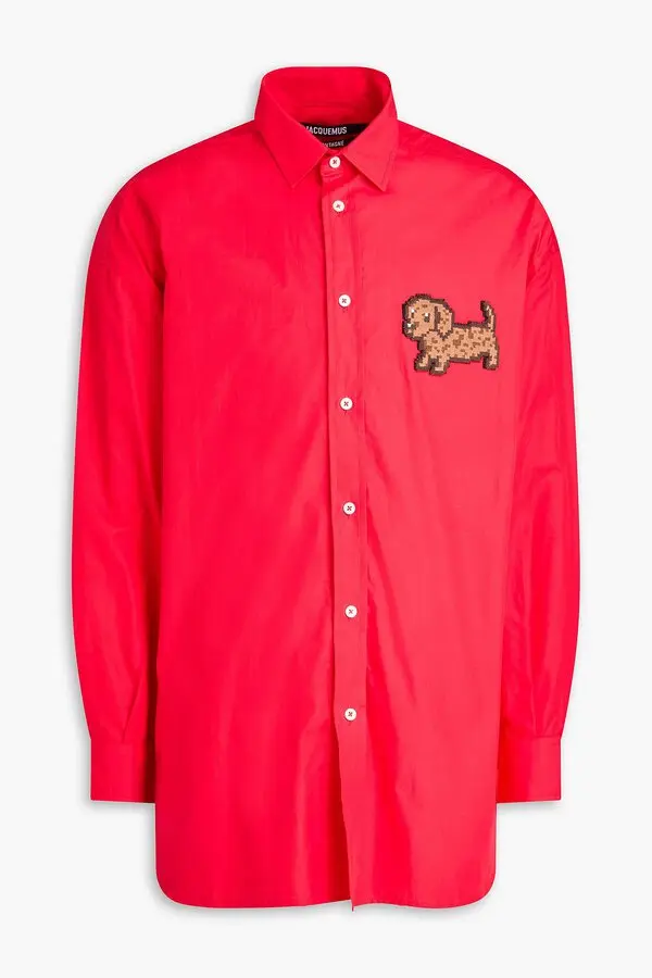 Jacquemus Embroide Cottonpoplin Shirt