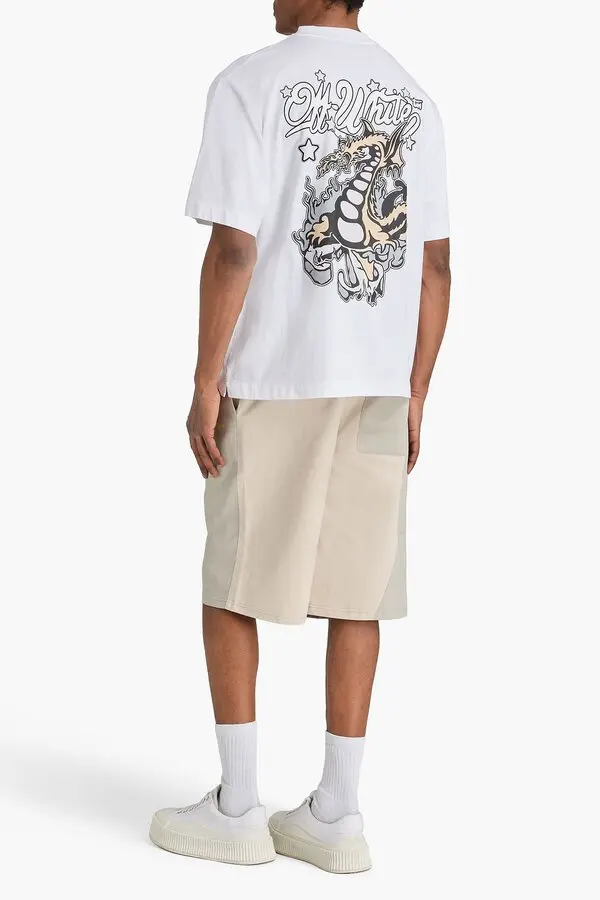 Off-White Printed Cottonjersey Tshirt