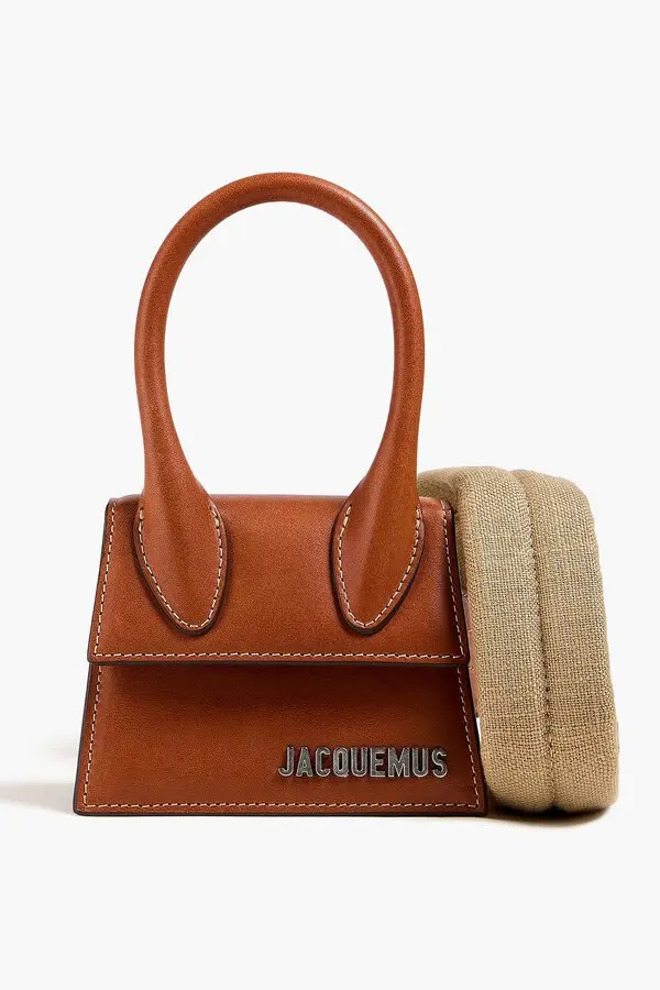 Jacquemus Le Chiquito Homme Leather Messenger Bag - Tan