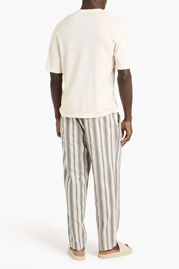 Officine Générale Lyocell And Cottonblend Jersey Tshirt