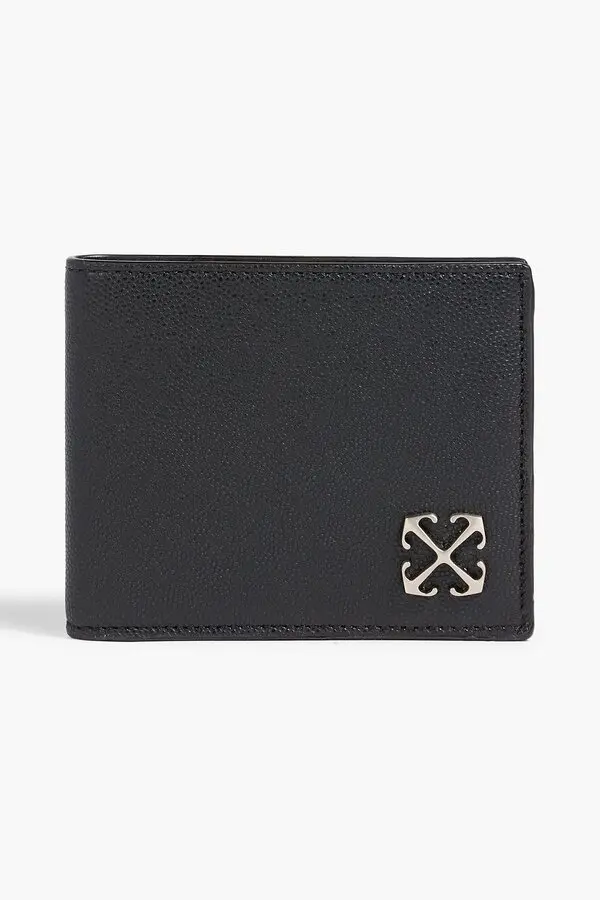 Off-White Jitney Pebbledleather Wallet - Black