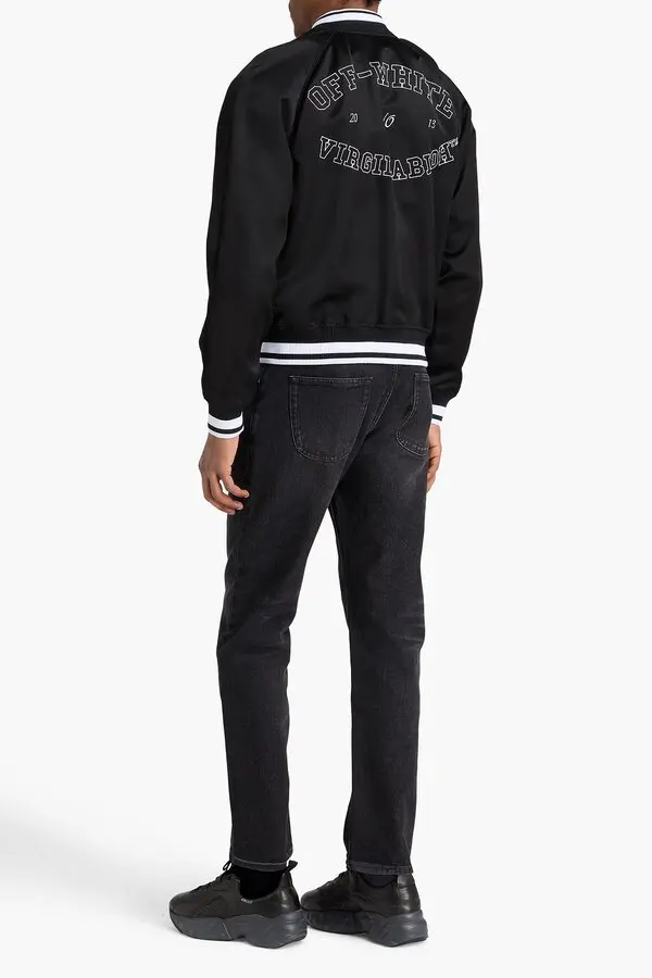Off-White Skinny Fit Jeans - Black