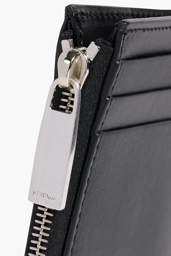 Off-White Printed Leather Cardholder