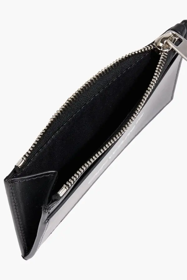 Off-White Printed Leather Cardholder
