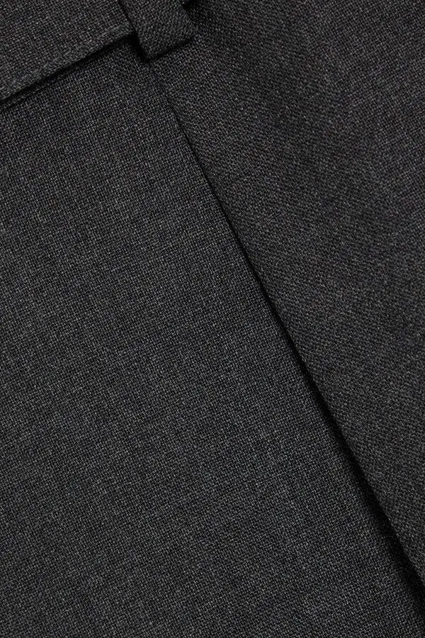 Officine Générale Tapered Pleated Wool Trousers - Dark Gray