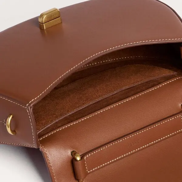 ME+EM Structured Saddle Bag With Top Handle
