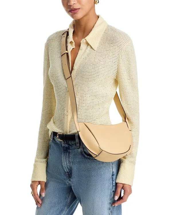 Rag & Bone Carter Leather Crossbody Bag - Butter