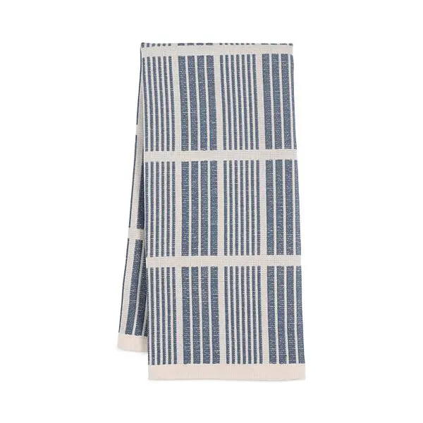 KAF HOME Jacquard Reversible Terry Towel - Blue
