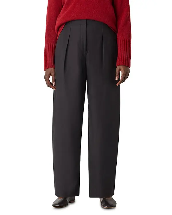 Whistles Pleat Front Barrel Pants