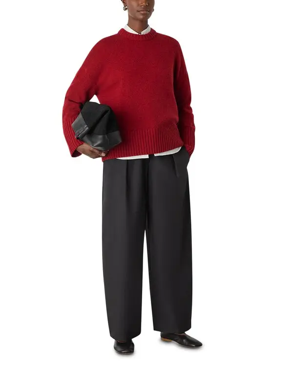 Whistles Pleat Front Barrel Pants