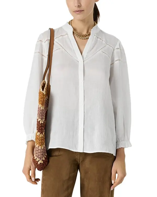 Gerard Darel Cristel Ramie Shirt - Ecru