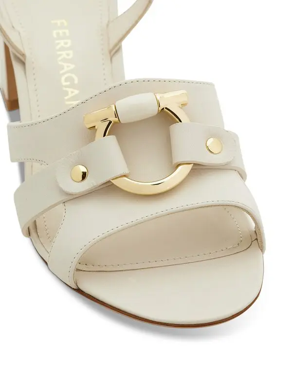 FERRAGAMO Lumya 55 Sandals - Mascarpone