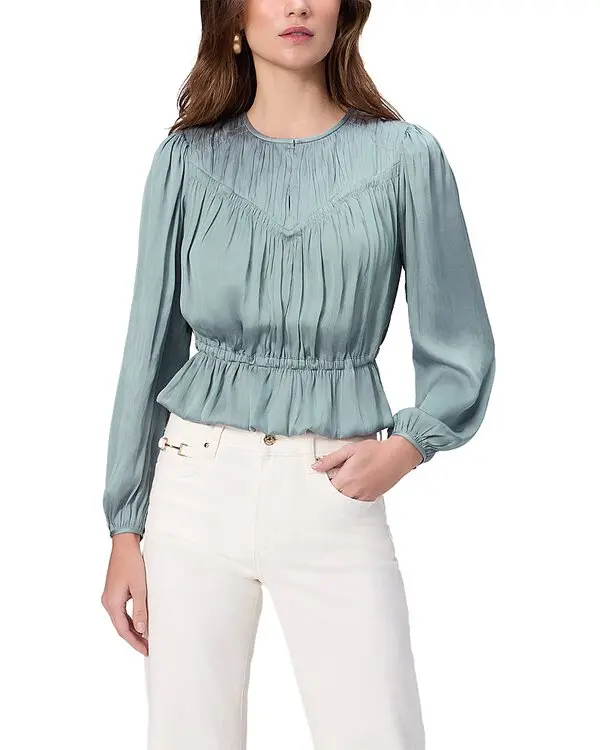 Paige Paog Gansevoort Peplum Top - Surf