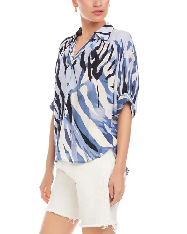 Fifteen Twenty Yvette Blouson Sleeve Top