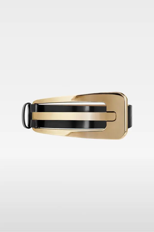 Revolve Grande Buckle Belt - Black