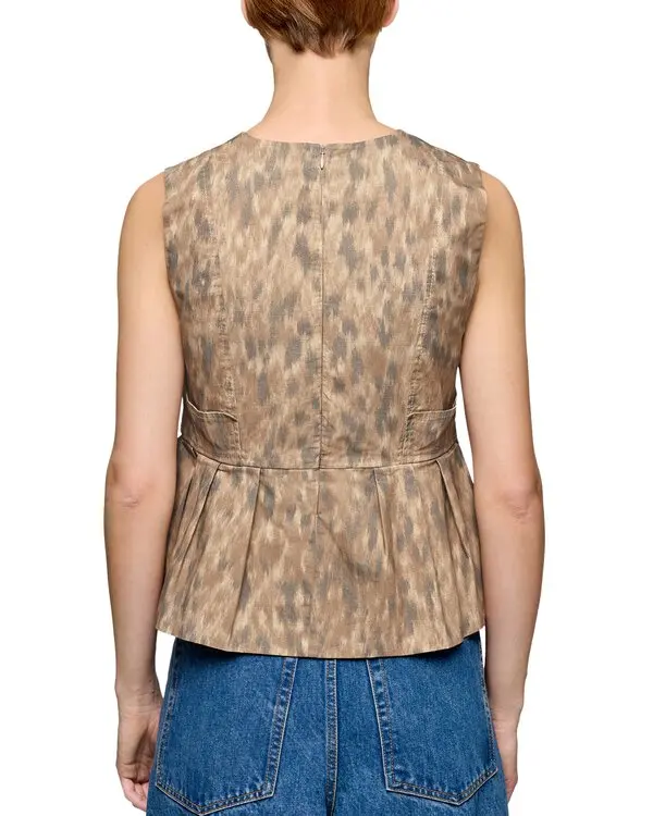 GANNI Printed Top