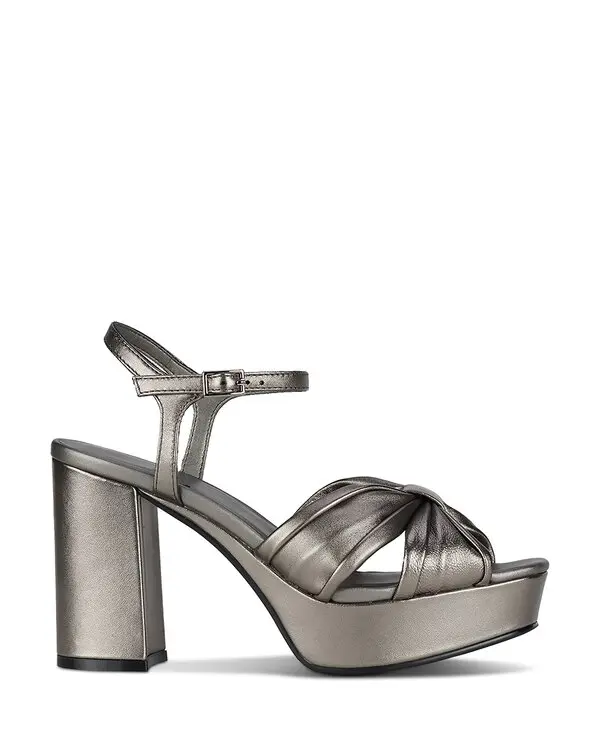 Jeffrey Campbell Dalida Platform Sandals - Pewter