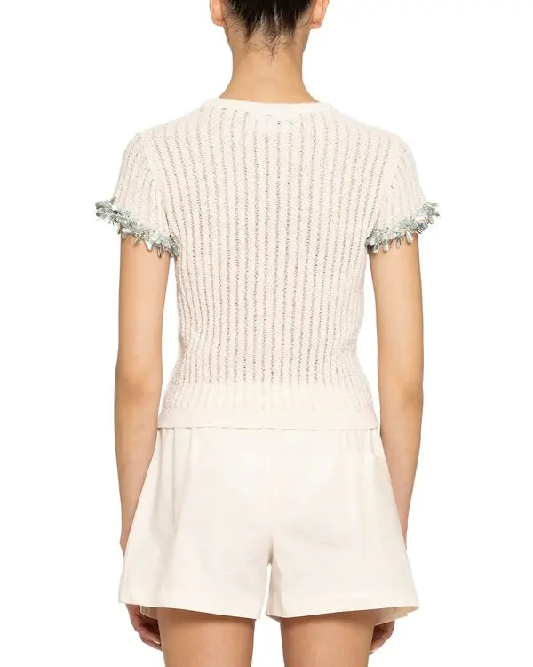 DES_PHEMMES Embellished Sweater Top