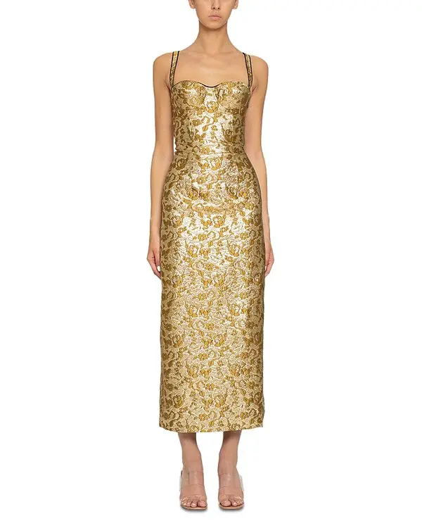 DES_PHEMMES Long Bustier Dress