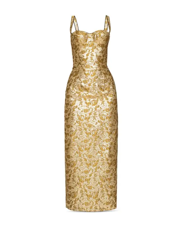 DES_PHEMMES Long Bustier Dress