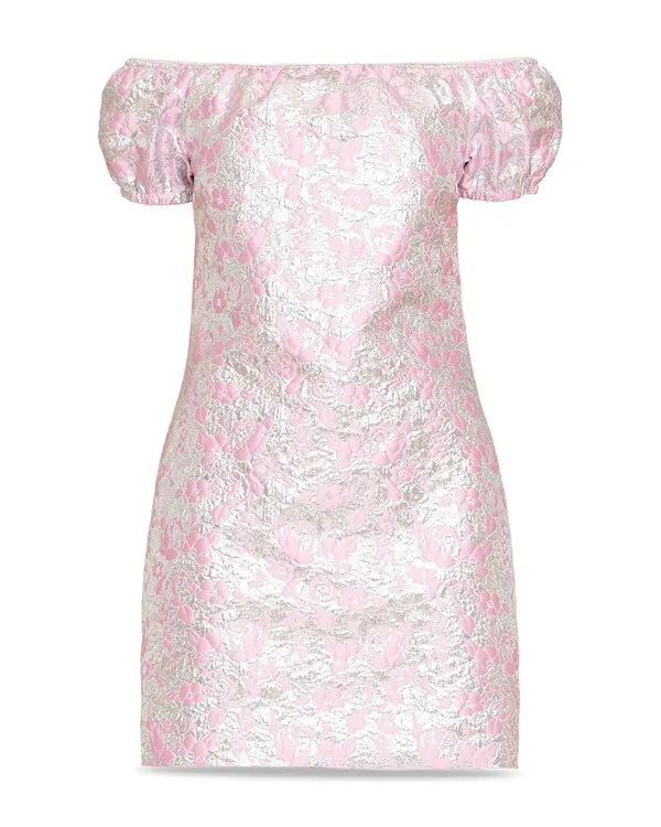 DES_PHEMMES Off-the-shoulder Mini Dress