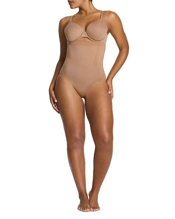 Spanx Sculpt Go Figure High Waisted Brief - Cinnamon
