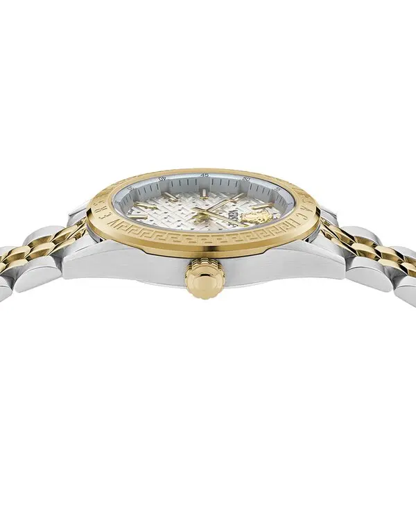 Versace V-code Bracelet Watch, 36mm - Two Tone