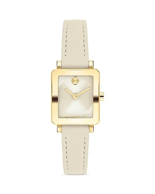 Movado Bold Evolution 2.0 Mini Watch, 20mm X 23mm - Gold Dial