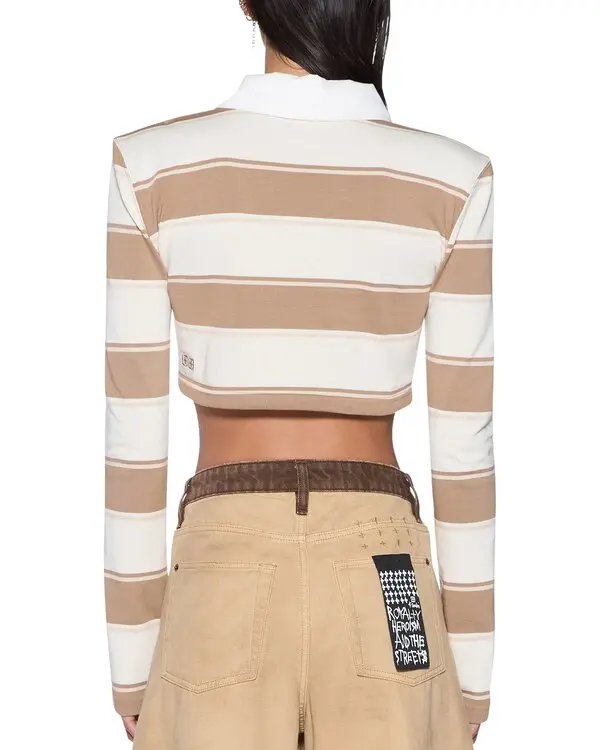 Ksubi Academy Long Sleeve Polo Top