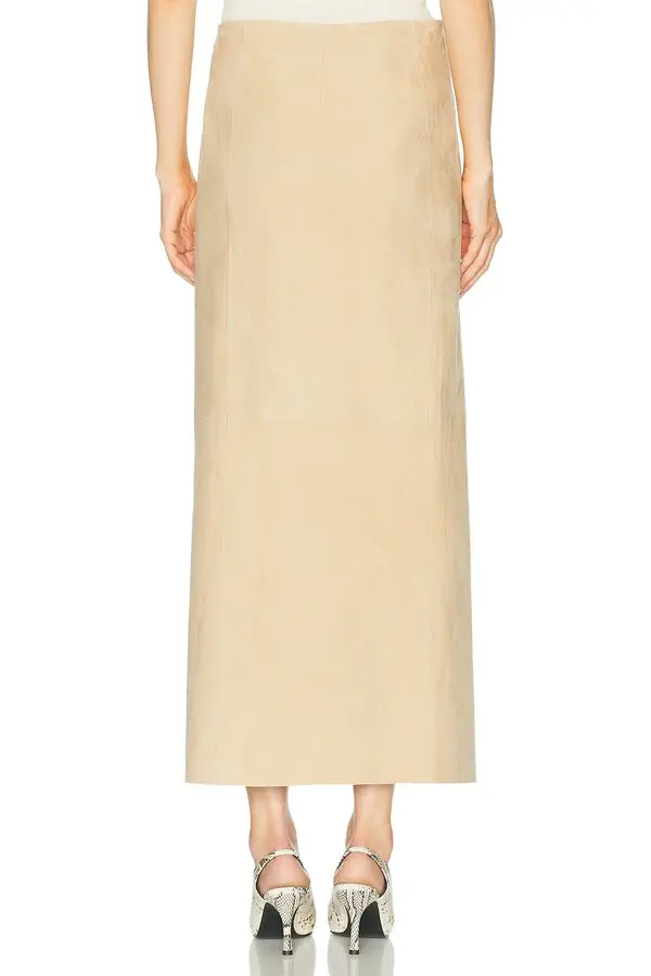 Nour Hammour Wrap Skirt - Vanilla Snake